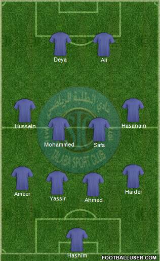 Al-Talaba Sports Club Formation 2014 | FootballUser.com